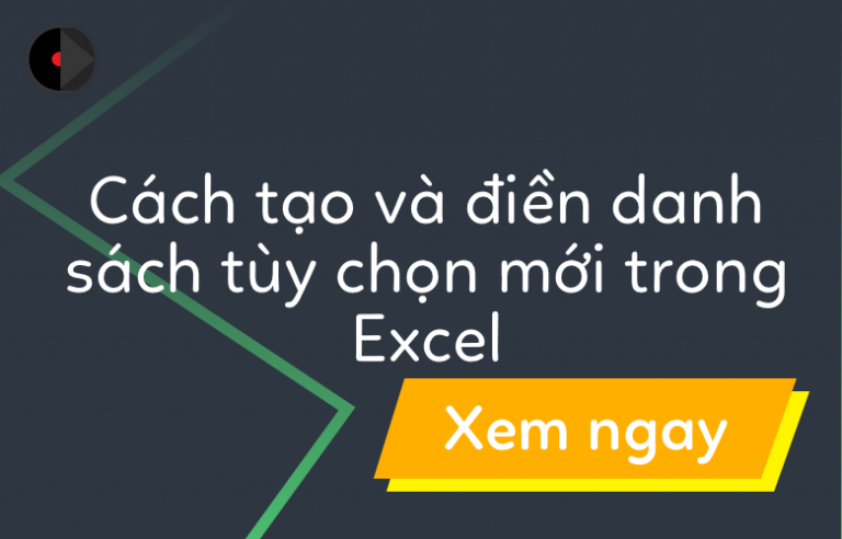 Custom list in excel H c Excel Online Mi n Ph 