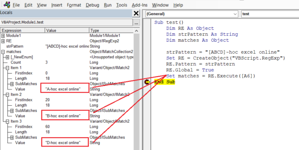 Cách sử dụng Regular Expression trong VBA - Học Excel Online Miễn Phí
