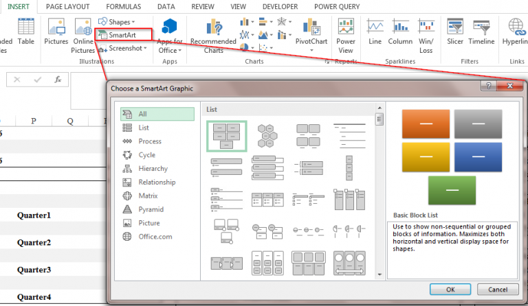 Hướng dẫn thao tác với các đối tượng đồ họa trong Excel - Học Excel ...