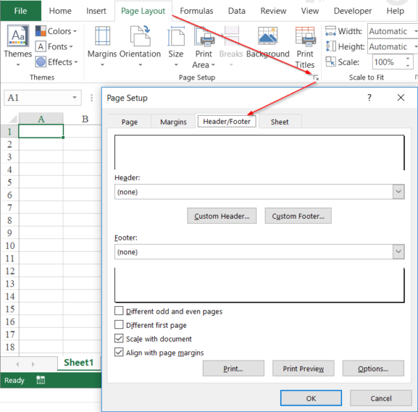 Hướng dẫn cách chèn logo vào Header của các trang in trong Excel - Học ...