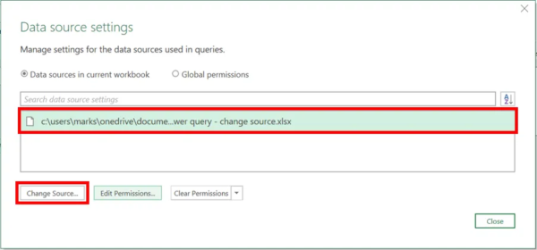 Power Query - Thay đổi vị trí dữ liệu Nguồn - Học Excel Online Miễn Phí